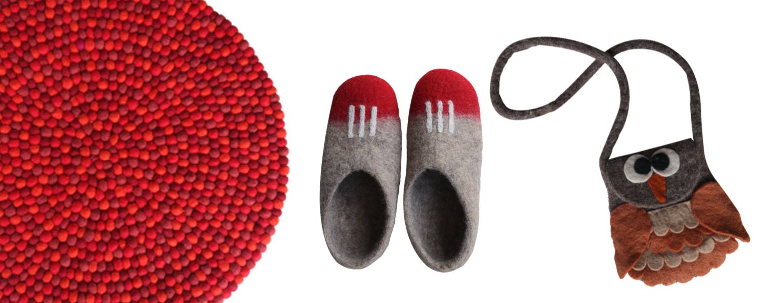 Handmade Felt Craft, Felt Shoes, Felt Slippers, Felt Carpet, Felt Dryer ...